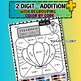 Double Digit Addition with Regrouping | Addition Color by Code Math ...
