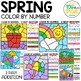 2 Digit Addition Color By Number Math First Day Of Spring Activities