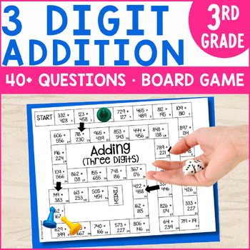 3 Digit Addition Games- Standard Algorithm Addition Add and Subtract ...