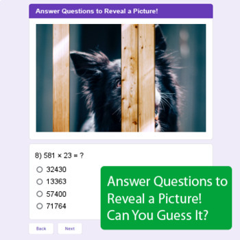 3-Digit by 2-Digit Multiplication - Google Forms Math Game | Distance ...