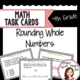 4th Grade Math Task Cards: Rounding Whole Numbers by Share Your Heart Out