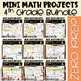 4th Grade Mini Math Projects Math Test Prep Math Spiral Review Centers ...