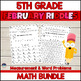5th Grade Measurement Conversions & Word Problem February Riddles Math ...
