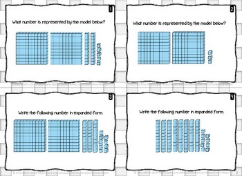 Adding Decimals INK SAVER Task Cards 60 Questions 5th Grade Test Prep