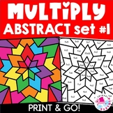 ABSTRACT Color by Number Code Multiplication FALL WINTER SPRING ...