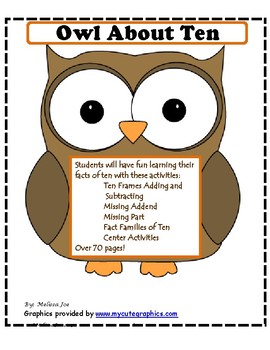 Owl About Ten--Addition/Subtraction Great for Intervention! by Melissa Joe
