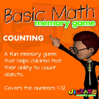 Basic Math - Counting Objects Memory Game by Jigtate | TPT
