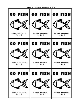 Bonus Letters Go Fish Unit 2 by Teach with Miss Creech | TPT