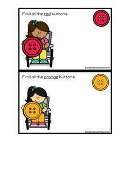 Button Math Activities | Task Box Math Centers by Mrs Jackson's Little ...