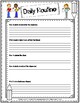 SUBSTITUTE FORMS - Daily Routines (classroom form) by Create Success ...
