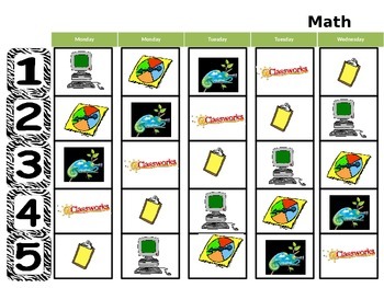 Center Group Rotation Posters Math, Math Facts, & Science | TPT