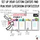Center Rotation Digital Slides Editable PowerPoint Math and Literacy ...