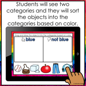 Color Sorting Boom Cards™ by Independent Little Learners | TpT