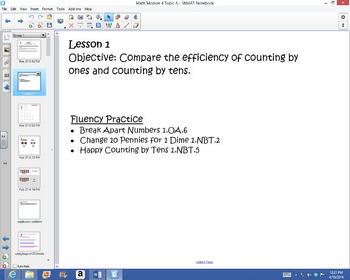 1st Grade Common Core Math Module 4 Topic A Lessons by Jennifer Leonard