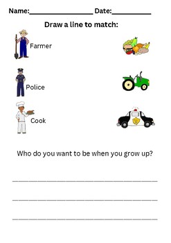 Community Helper Worksheet(s) by Daniel Smith | TPT