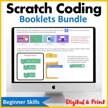 Computer Coding in Scratch Booklets Bundle | Computer Science | TpT