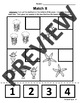 Early Math Skill Worksheets for Autism: Counting, Match Number to ...