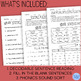 Parts of Speech Chart of Decodable Sentence Strips Activities | FLOSS RULE