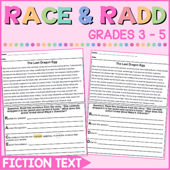 Differentiated Reading Comprehension: RACE & RADD (Fiction Text – Set 1)
