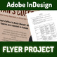Digital Design, Adobe InDesign Project | Flyer - Instructions, Rubric ...