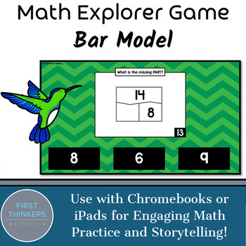 Google Classroom Distance Learning Math Game Bar Model Part Part Whole