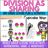 3rd Grade Division Equal Groups Dividend Divisor Quotient Poster Game ...