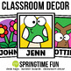 EDITABLE Springtime Fun Instant Photo Style Name Tags Classroom Labels ...