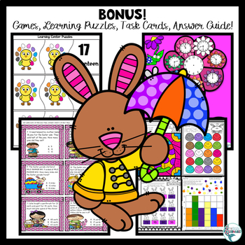 Easter Math Fun Packet by The Little LearnMaid | TPT