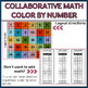 In My Math Era Math Collaborative Coloring Poster | Editable by count ...