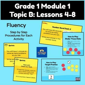 Engaging Math Grade 1 Module 1 Lesson Slides - Topic B Lessons 4-8