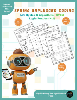 FREE Spring Coding Activity - Butterfly Life Cycle Algorithm ...