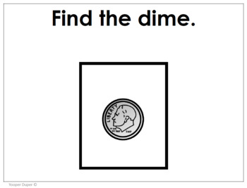 Find the Coins Distance Learning Interactive PDFs by Yooper Duper