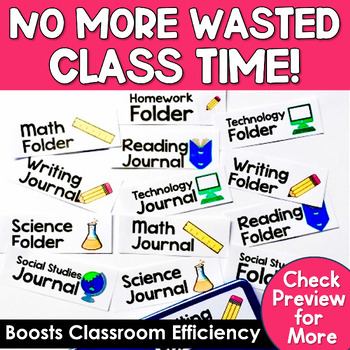 Notebook Labels | Journal Subject Labels | Folder Labels | TPT