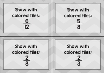 Fraction Task Cards by Miss Martin on the Go | TPT