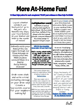 Fun Distance Learning Menu Options *3 Menus* by Just Du it | TPT