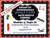 GOOGLE SLIDES ENY K Math Module 4 Topic D Lessons 19 thru 24 Distance ...
