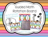 Guided Math / Math Workshop Rotation Board by Mrs Bos' Classroom