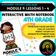 HMH Into Math Module 9: Fourth Grade Interactive Notebook | TPT
