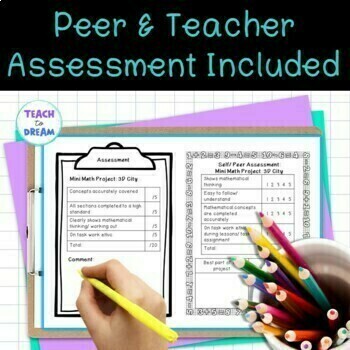 Inquiry Based Math Project | 3D Shapes Activity Math Worksheets | TPT