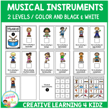 Interactive Vocabulary Books: Musical Instruments by Creative Learning ...