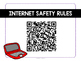 Internet Safety Rules Posters QR Code version by Teacher's Clipart