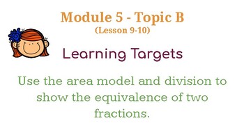 Learning Targets for Eureka 4th Grade Math Module 5 by go ARRAY with me