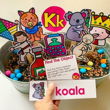 Letter K Activities: "Hey Riddle Riddle" Sensory Bin Riddles | TpT