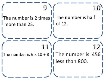 Math Detectives(Solving Math Mysteries) Common Core Math Center/Task Cards