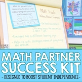 Math Partner Success Kit - For Guided Math and Math Workshop | TPT