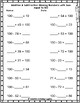 Missing Numbers Problem with Sum equal to 100 Worksheet Math Problems