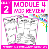 Module 4 Math Addition and Subtraction Within 200 Mid Review Grade 2