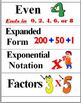 Numbers and Operations Illustrated Math Word Wall by Marcia Murphy