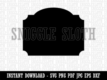 Old Timey Sign Solid Clipart Instant Digital Download SVG EPS PNG PDF ...