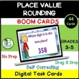 PLACE VALUE ROUNDING - BOOM Cards - Digital Task Cards by Elaine's Brain